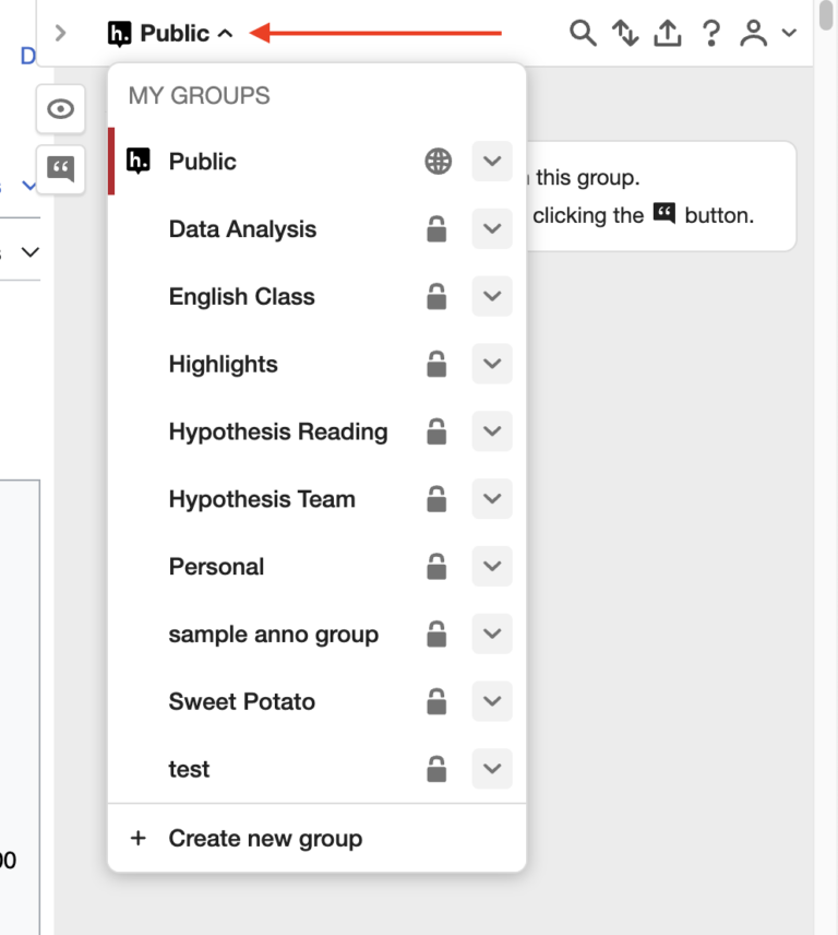 Saving Draft Annotations Before Sharing with Your Group : Hypothesis